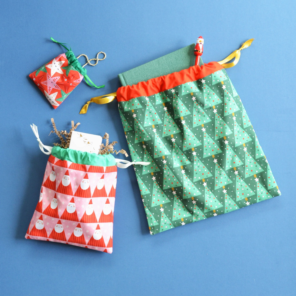 Learn to sew a Reusable Gift Bag set! | Sewing Project