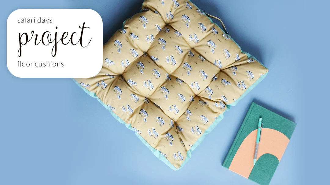 Sew your own Reversible Floor Cushion! | Sewing Project